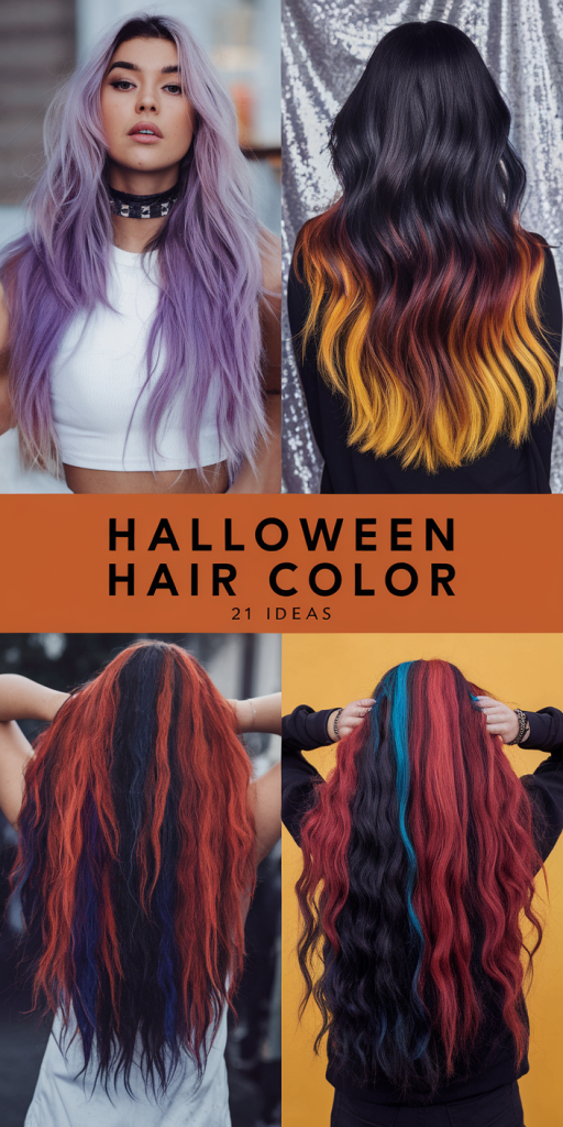 21 Halloween Hair Color Ideas for Dark Hair, Blondes, Brunettes and More