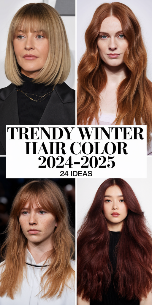 Trendy Winter Hair Color 2024-2025: 24 Best Ideas for Brunettes, Short ...
