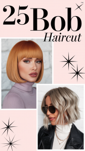 25 Best Bob Haircut 2025 Ideas for Women: Long, Short, Bangs, Pixie ...