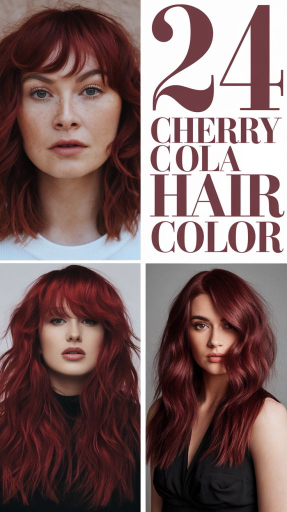 Cherry Cola Hair Color 2025: 24 Bold Ideas for Every Skin Tone and Style