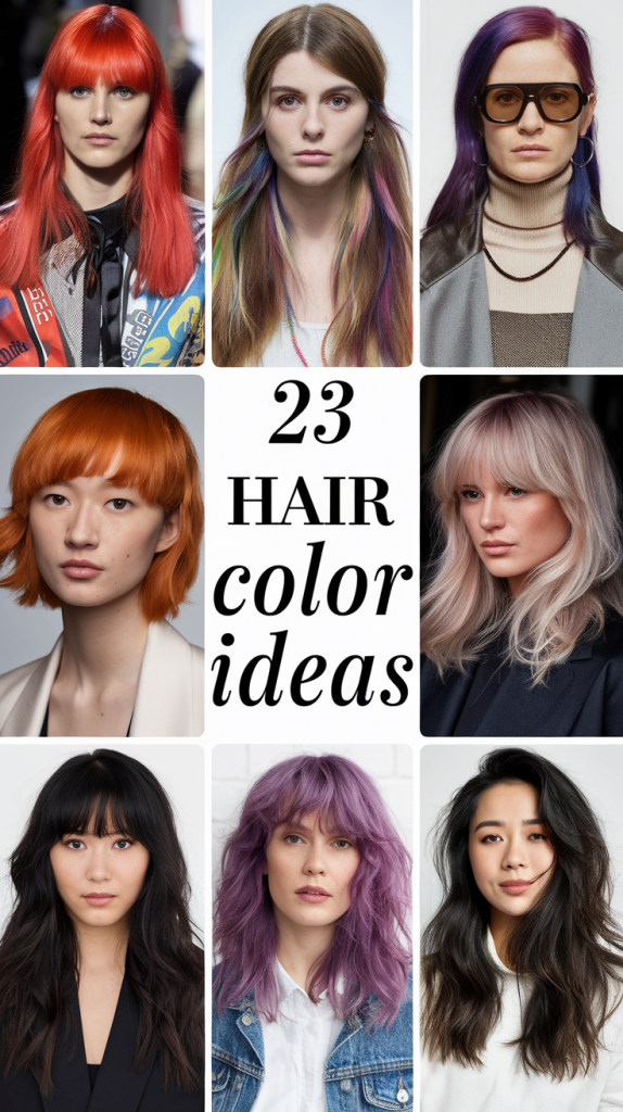 23 Unique Hair Color Ideas 2025: Bold Styles for Brunettes, Blondes ...