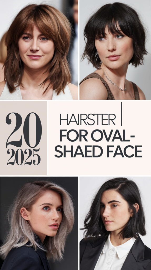 Best Haircuts for Oval Shaped Face - 2025: 20 Trendy Ideas for Short ...