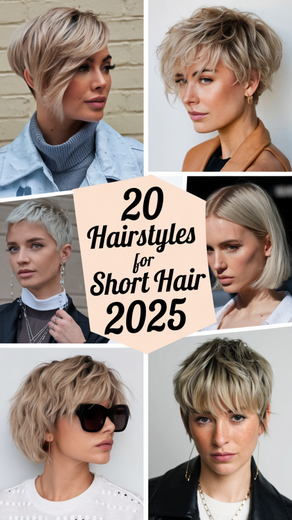 Top 20 Hairstyles for Short Hair 2025: Quick, Elegant, Bangs, Wedding ...