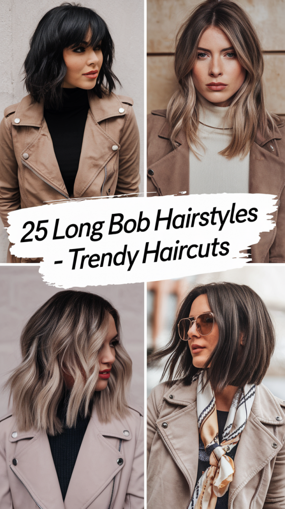 25 Long Bob Hairstyles - Trendy Haircuts 2025 | Layers, Bangs, and ...