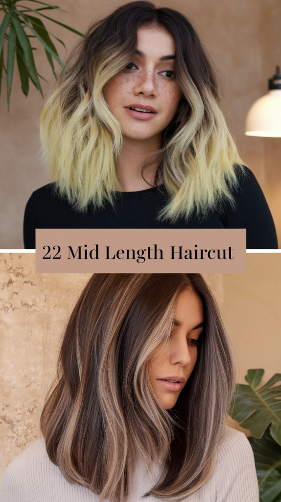Mid Length Haircut 2025 – 22 Trendy Ideas for Thick, Fine, and Wavy ...