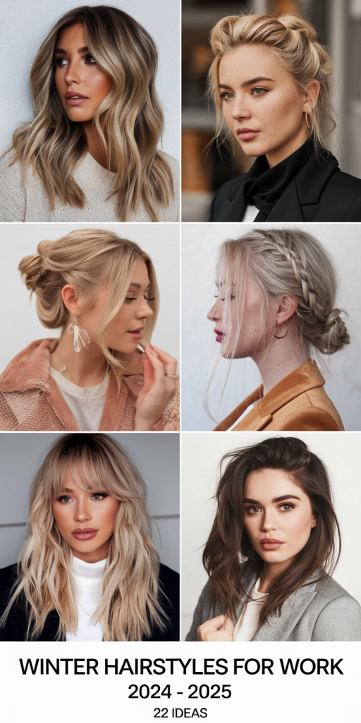 22 Trendy Winter Hairstyles for Work 2024 - 2025 | Easy and ...
