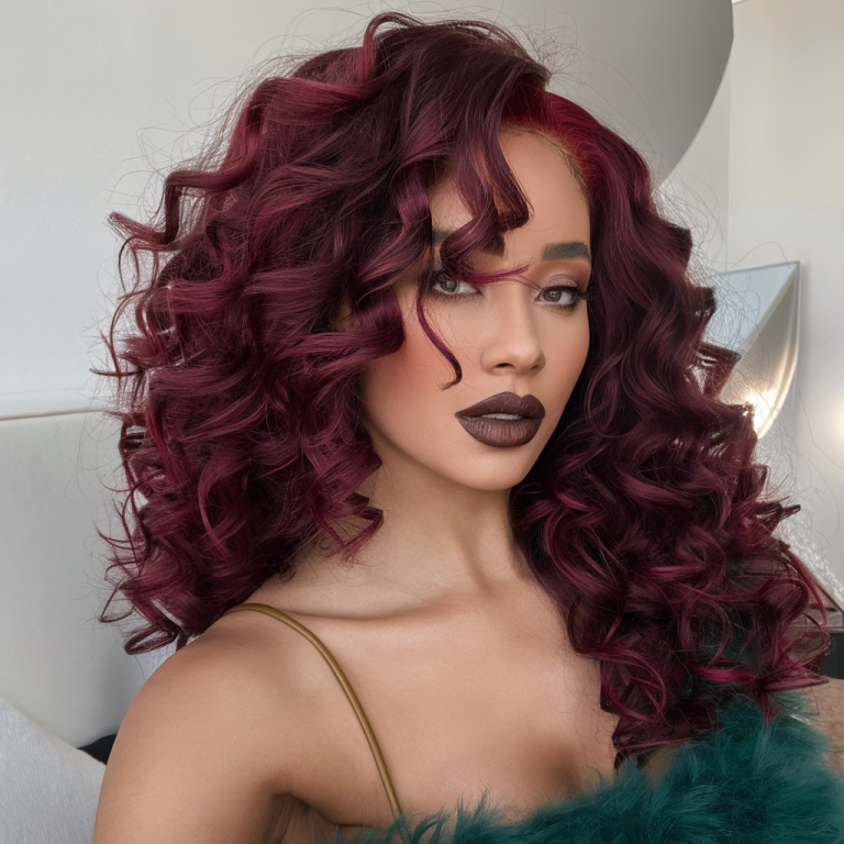 Top 20 Wine Red Hair Color Ideas 2025: Bold, Dark, and Fun Styles for ...