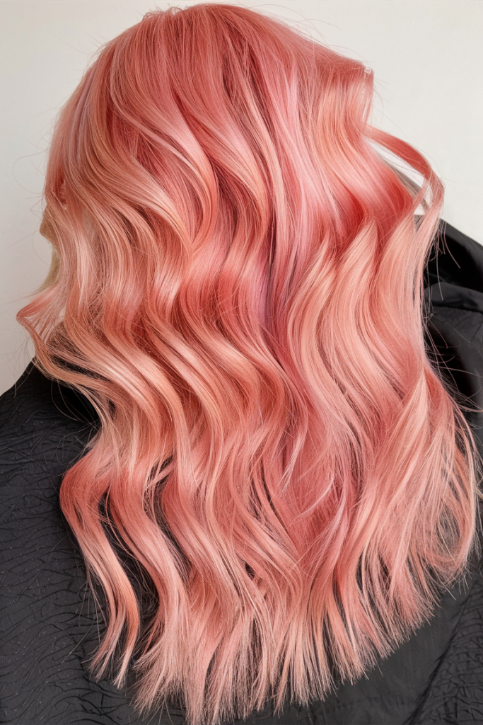 Peach Hair Color 2025: 23 Stunning Ideas from Rose Gold to Coral Pastel ...