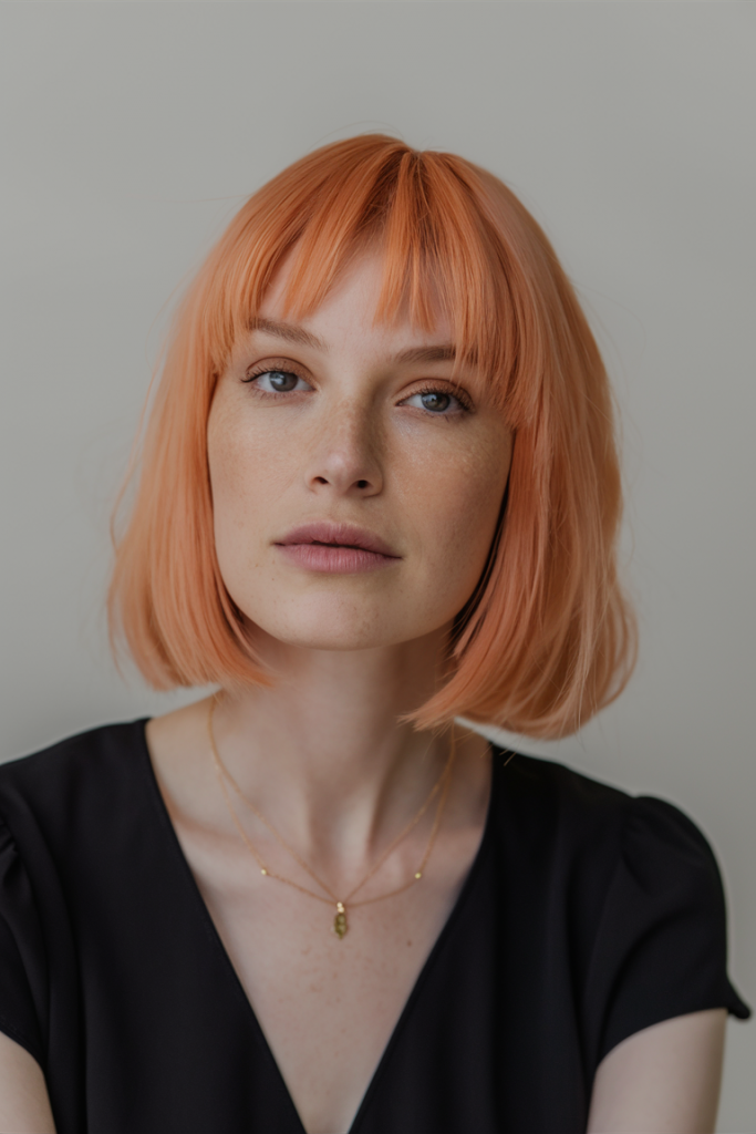 Peach Hair Color 2025: 23 Stunning Ideas from Rose Gold to Coral Pastel ...
