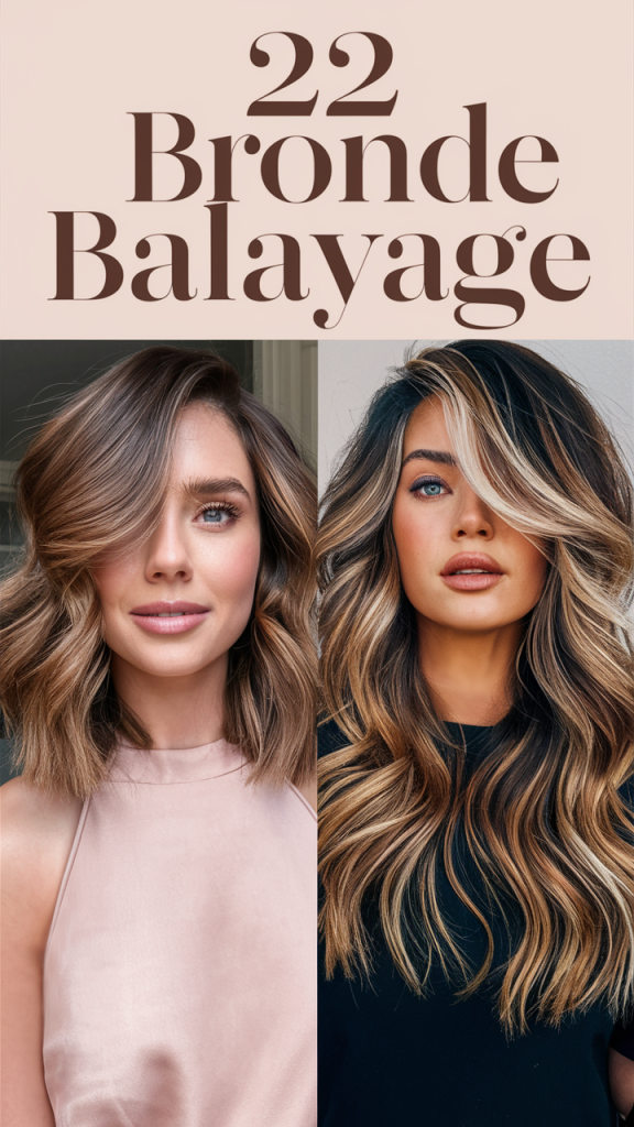 22 Stunning Bronde Balayage 2025 Ideas for All Hair Types: Curly, Straight, Short & Long Styles