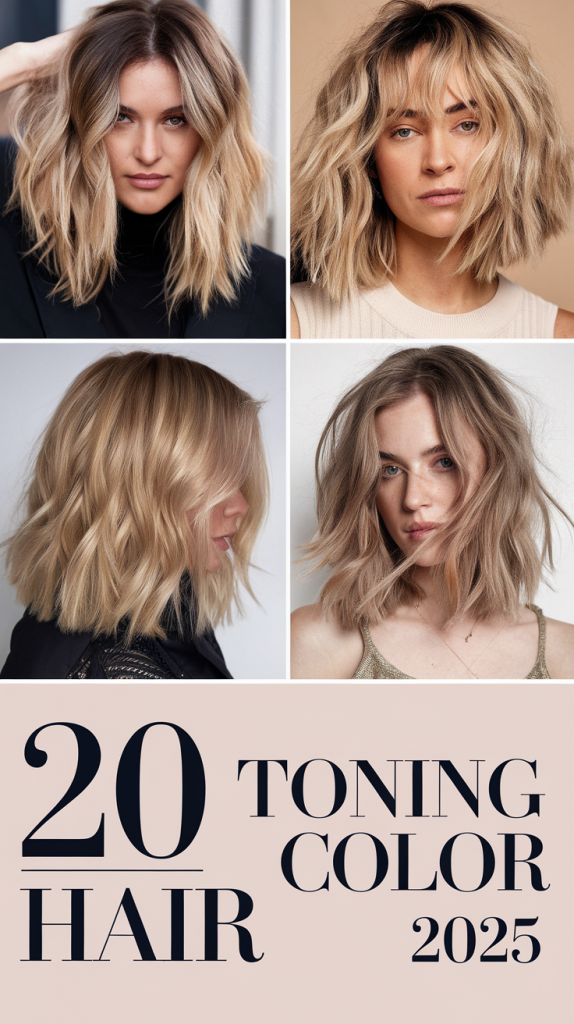 20 Ideas for Toning Hair Color 2025: Perfect Shades for Every Skin Tone