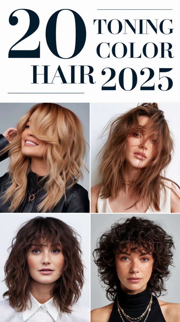 20 Ideas for Toning Hair Color 2025: Perfect Shades for Every Skin Tone