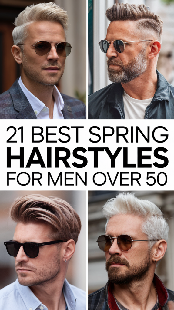 21 Best Spring Hairstyles for Men Over 50 – Stylish Ideas for Grey ...