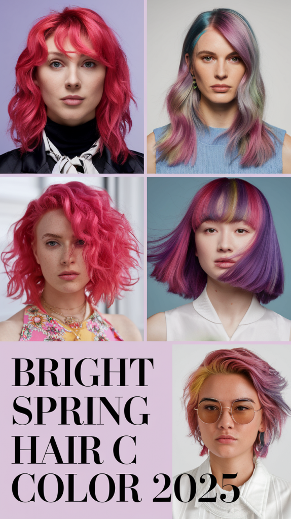 Bright Spring Hair Color 2025: 20 Stunning Ideas for Balayage, Blonde ...