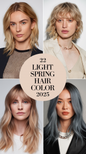 22 Best Light Spring Hair Color 2025 Ideas – Blonde, Brunette, Balayage ...