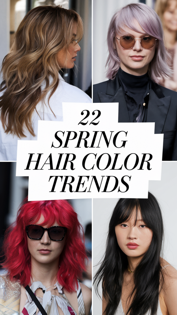 22 Spring Hair Color Trends 2025: Blonde, Red, Brunette, Short & Medium ...