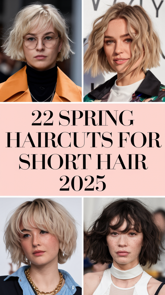 22 Best Spring Haircuts for Short Hair 2025: Trends for Women, Bob ...