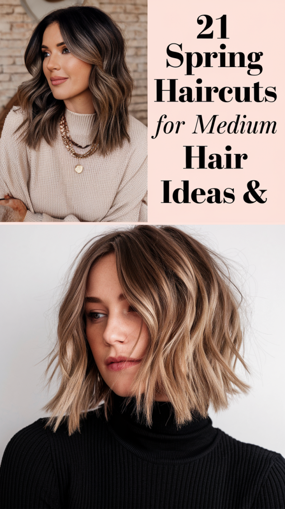 21 Spring Haircuts for Medium Hair Ideas 2025 – Trending Hairstyles ...