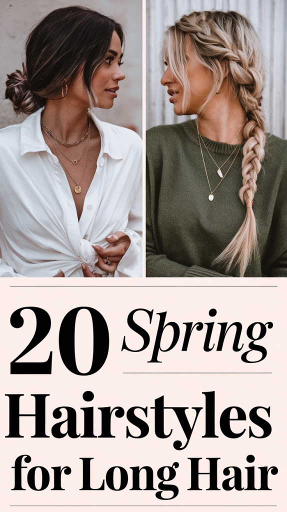 20 Spring Hairstyles for Long Hair 2025 – Cute, Easy, Braids, Wedding ...