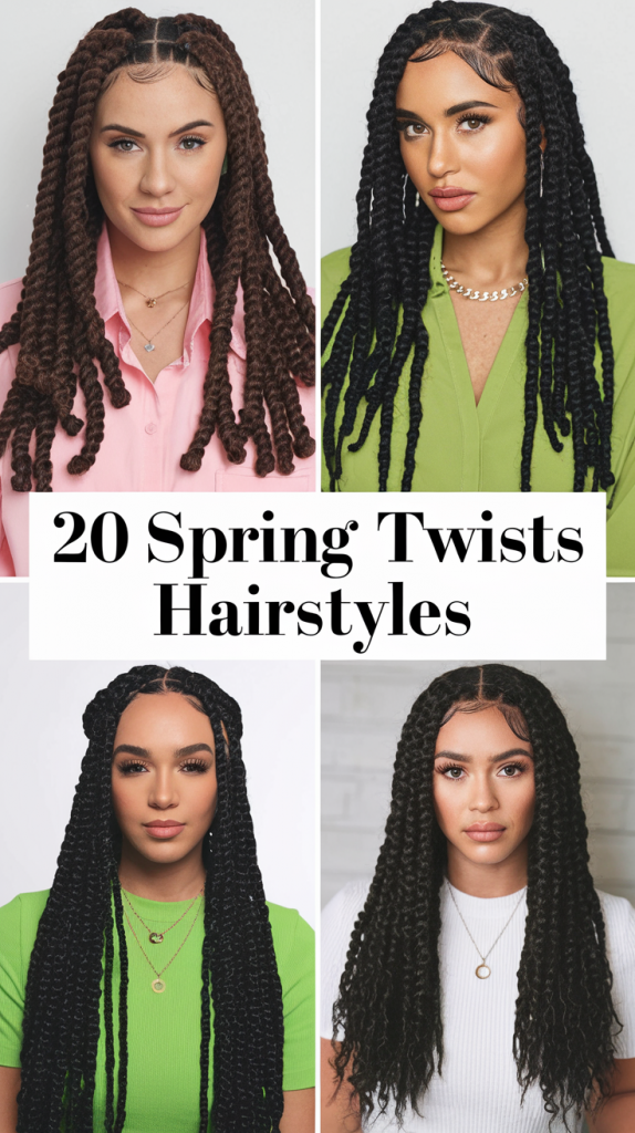 Spring Twists Hairstyles 2025: 20 Ideas for Short, Long, Medium ...