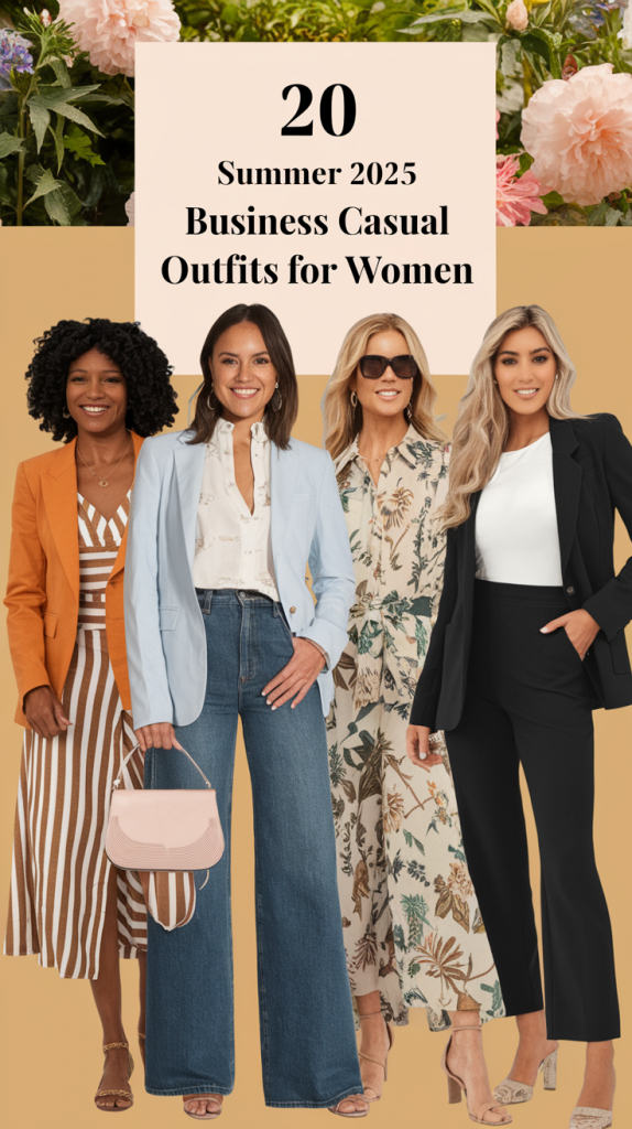 20 Summer 2025 Business Casual Outfits for Women – Chic & Professional ...