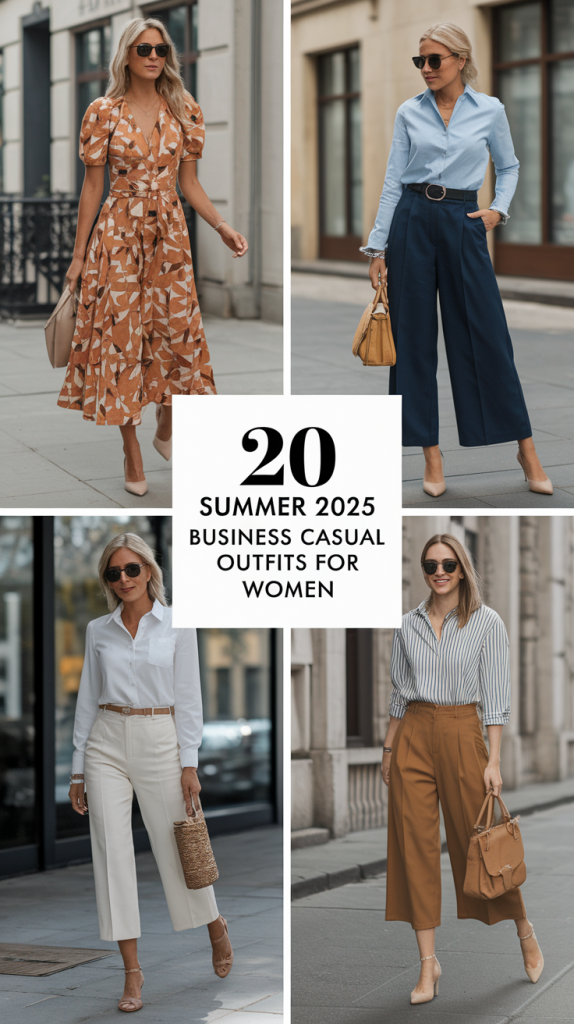 20 Summer 2025 Business Casual Outfits for Women – Chic & Professional ...