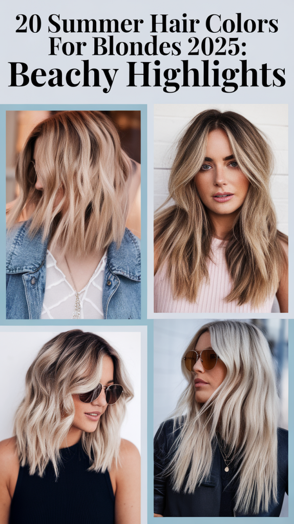 Summer Hair Colors for Blondes 2025: 20 Beachy Highlights Ideas from ...