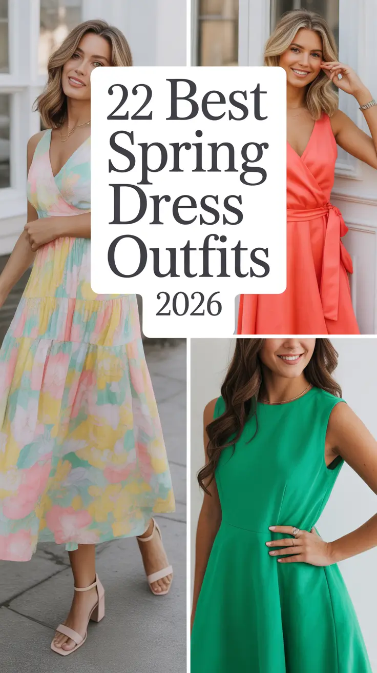 Best Spring Dress Outfits 2026 – Classy & Cute Ideas for Women | 2026 ...