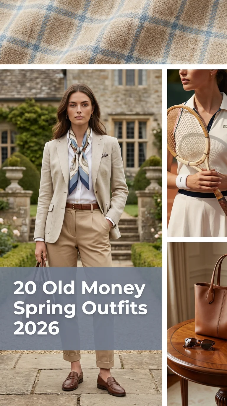 Old Money Spring Outfits 2026 – Elegant Casual Looks & Capsule Wardrobe ...