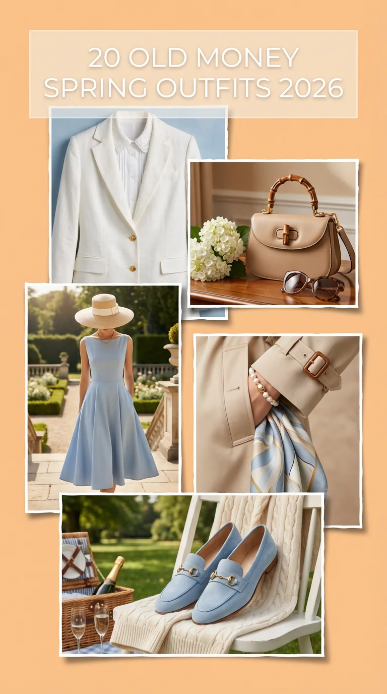 Old Money Spring Outfits 2026 – Elegant Casual Looks & Capsule Wardrobe ...