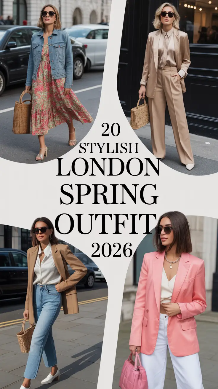Stylish London Spring Outfit 2026 – Women’s Travel & Casual Inspo
