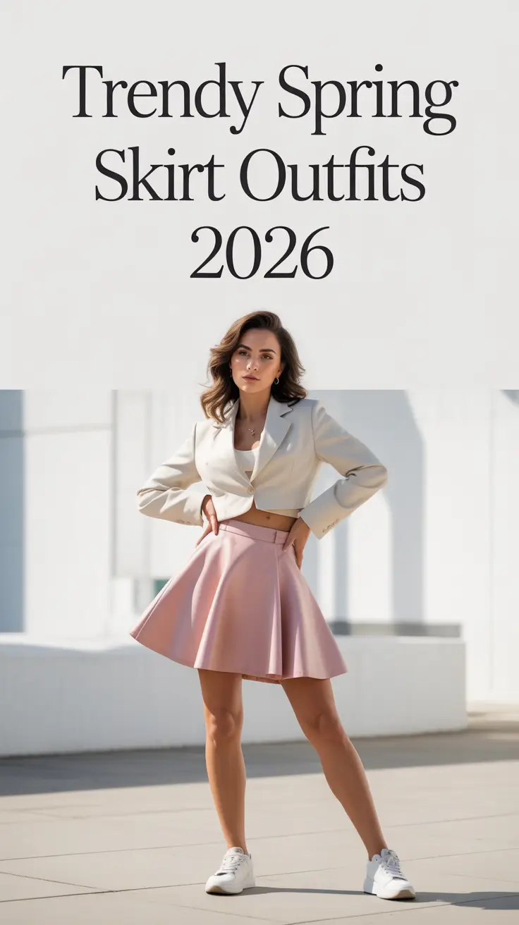 Trendy Spring Skirt Outfits 2026 – Cute & Aesthetic Ideas for Women